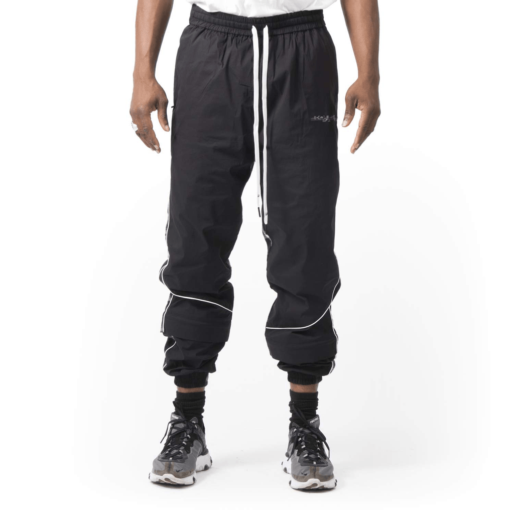 Nylon Split Check Tracksuit Bottom – Congruent Space
